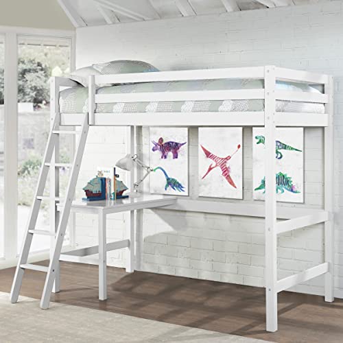 Hillsdale Caspian Loft, Twin, White