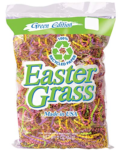 R.J. Rabbit Ruffle Cut Recycled Crinkle Cut Paper Easter Grass 2 oz 1248 (Spring)