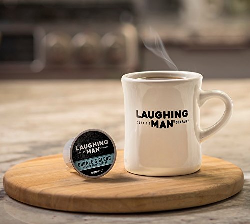 Laughing Man Dukale's Blend, Single-Serve Keurig K-Cup Pods, Medium Roast Coffee, 16 Count