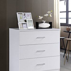 Hodedah 3 Chest of Drawers