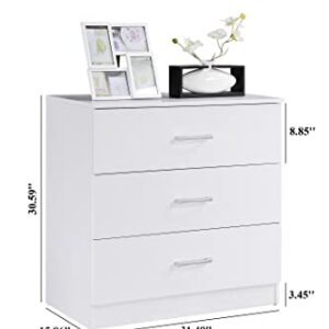 Hodedah 3 Chest of Drawers