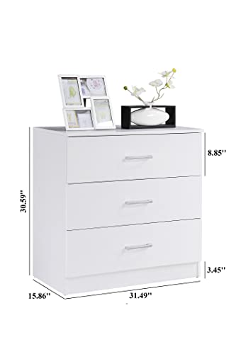 Hodedah 3 Chest of Drawers