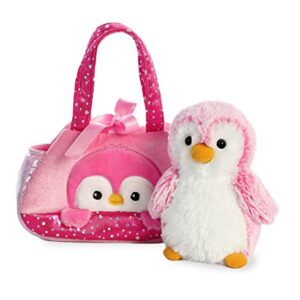 Aurora - Fancy Pals - 7" Pompom Penguin - Pink Pet Carrier