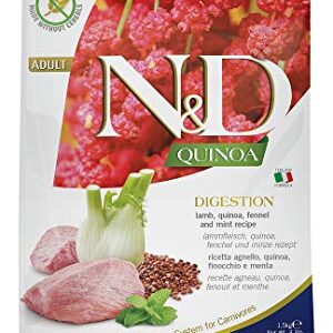 Farmina N&D Functional Quinoa Digestion Lamb Dry Cat Food 3.3 Pounds