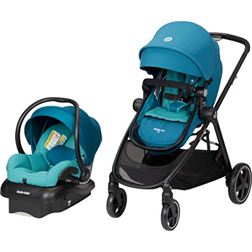 Maxi-Cosi Zelia 5-In-1 Modular Travel System, Emerald Tide