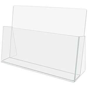 Marketing Holders 11" Wide Catalog Brochure Holder Pack of 4 Literature Table Display Counter top