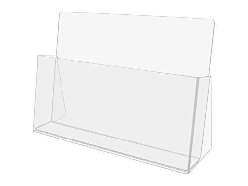 Marketing Holders 11" Wide Catalog Brochure Holder Pack of 4 Literature Table Display Counter top