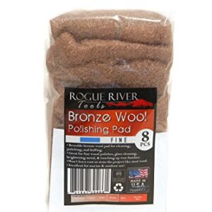 Rogue River Tools Bronze Wool Pads (8pc) - Fine