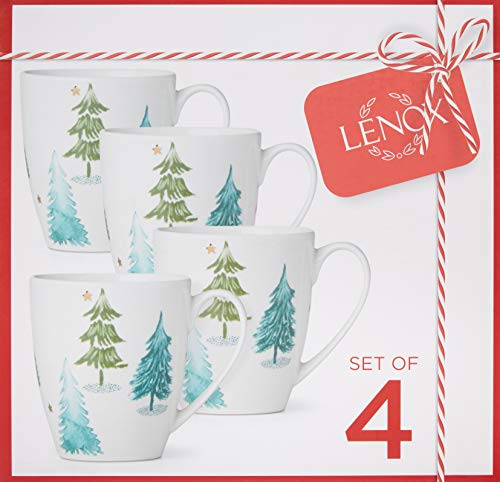 Lenox 880069 Balsam Lane 4-Piece Mug Set