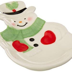 Lenox Holiday Snowman Spoon Rest