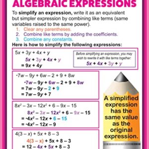 McDonald Publishing Algebraic Expressions & Equations Poster Set (P088)