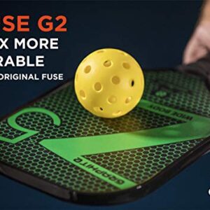 Onix Fuse G2 Outdoor Pickleball Balls - Yellow and Neon Pickleballs - 3 and 6 Packs of Pickleball Balls