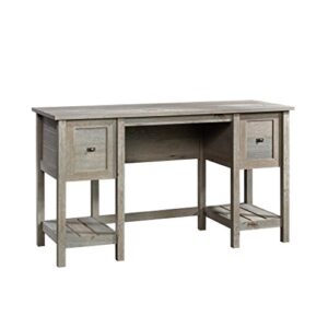 sauder cottage road desk, l: 53.94" x w: 19.45" x h: 29.76", mystic oak finish