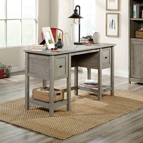 Sauder Cottage Road Desk, L: 53.94" x W: 19.45" x H: 29.76", Mystic Oak Finish