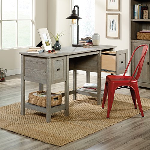 Sauder Cottage Road Desk, L: 53.94" x W: 19.45" x H: 29.76", Mystic Oak Finish