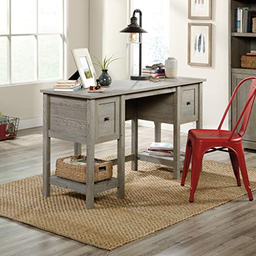 Sauder Cottage Road Desk, L: 53.94" x W: 19.45" x H: 29.76", Mystic Oak Finish