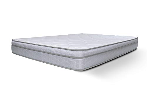 Dreamfoam Bedding Doze 11" Plush Pillow Top Mattress, Queen- Made in Arizona