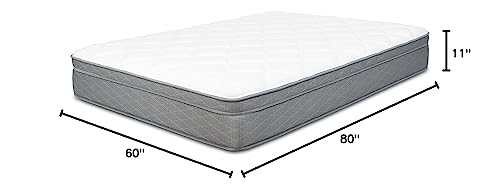 Dreamfoam Bedding Doze 11" Plush Pillow Top Mattress, Queen- Made in Arizona