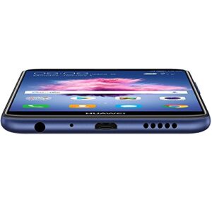 Huawei P Smart (32GB) 5.6" Fullview Display & Dual Camera's, 4G LTE Dual-SIM Factory Unlocked w/ Fingerprint Scanner FIG-L23 International Model, No Warranty (Blue)