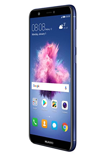 Huawei P Smart (32GB) 5.6" Fullview Display & Dual Camera's, 4G LTE Dual-SIM Factory Unlocked w/ Fingerprint Scanner FIG-L23 International Model, No Warranty (Blue)