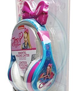 eKids JoJo Siwa Headphones for Kids, Volume Limited Headphones with Parental Controls, Childrens Headphones for School, Home, Travel, Designed for Fans of JoJo Siwa Gifts for Girls