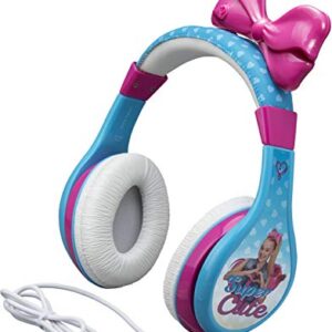 eKids JoJo Siwa Headphones for Kids, Volume Limited Headphones with Parental Controls, Childrens Headphones for School, Home, Travel, Designed for Fans of JoJo Siwa Gifts for Girls