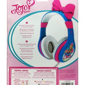 eKids JoJo Siwa Headphones for Kids, Volume Limited Headphones with Parental Controls, Childrens Headphones for School, Home, Travel, Designed for Fans of JoJo Siwa Gifts for Girls