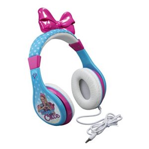 eKids JoJo Siwa Headphones for Kids, Volume Limited Headphones with Parental Controls, Childrens Headphones for School, Home, Travel, Designed for Fans of JoJo Siwa Gifts for Girls