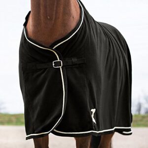 Horze Fleece Show Cooler - Black - 81 in