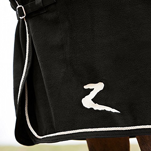 Horze Fleece Show Cooler - Black - 81 in