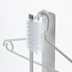 YAMAZAKI Home Magnet Laundry Hanger Storage Rack - Large Hanging Organizer, Steel, Magnetic, No Assembly Req.