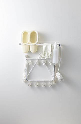 YAMAZAKI Home Magnet Laundry Hanger Storage Rack - Large Hanging Organizer, Steel, Magnetic, No Assembly Req.