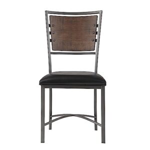 Homelegance Fideo Chair, Set of 2, Brown