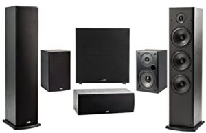 polk 5.1 channel 4k 3d a/v surround sound multimedia home theater speaker system