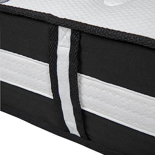 Flash Furniture Capri Comfortable Sleep 12 Inch Hybrid Pocket Spring Mattress | Full Size Mattress in a Box