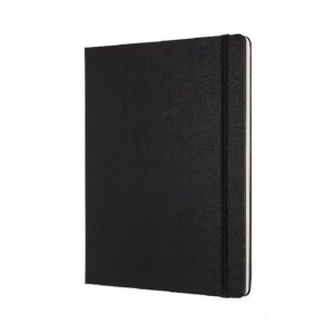 Moleskine PRO Notebook, Hard Cover, XL (7.5" x 9.5") Professional Project Planning, Black, 192 Pages