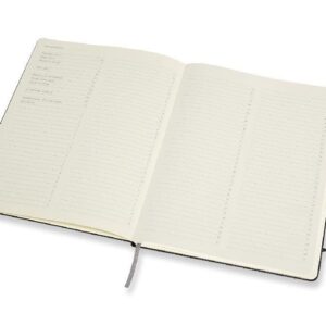 Moleskine PRO Notebook, Hard Cover, XL (7.5" x 9.5") Professional Project Planning, Black, 192 Pages