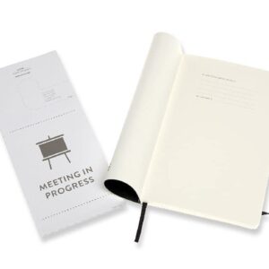 Moleskine PRO Notebook, Soft Cover, Large (5" x 8.25") Professional Project Planning, Black, 192 Pages