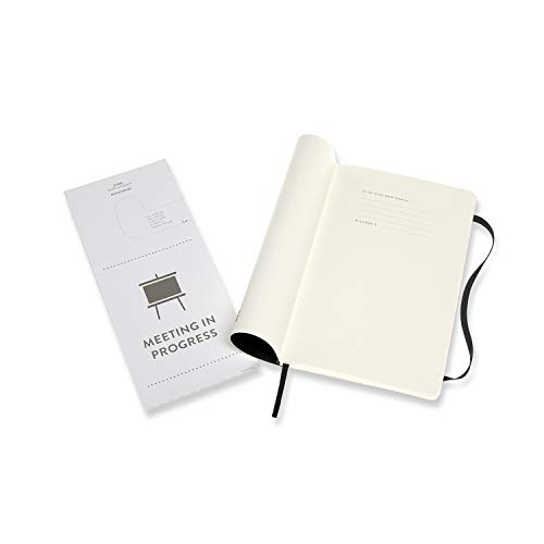 Moleskine PRO Notebook, Soft Cover, Large (5" x 8.25") Professional Project Planning, Black, 192 Pages