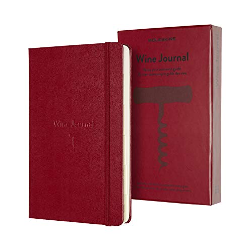 Moleskine Passion Journal, Wine, Hard Cover, Large (5" x 8.25") Bordeaux Red, 400 Pages