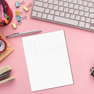 Blank Notepads - Pack of 10 Memo Pads 3x5 Inches, 50 Sheets Per Pad -