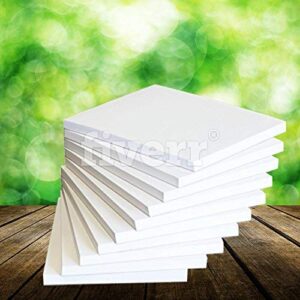 Blank Notepads - Pack of 10 Memo Pads 3x5 Inches, 50 Sheets Per Pad -