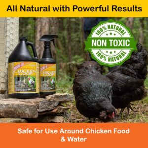 MICROBE-LIFT Chicken Coop Cleaner and Odor Eliminator, Use on All Surfaces and Supplies, Turns Chicken Poop Into Fertilizer, Ammonia Reducer, Highly Concentrated and Safe Formula, 32 Ounces