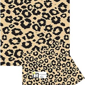 Animal Print Tissue Paper for Gift Bags - 24 Decorative Sheets 20 Inches X 30 Inches (Leopard Safari)