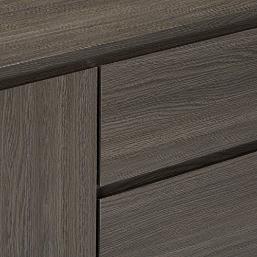 Kings Brand Furniture – Wood Buffet Server Cabinet Console Table, Oak Gray