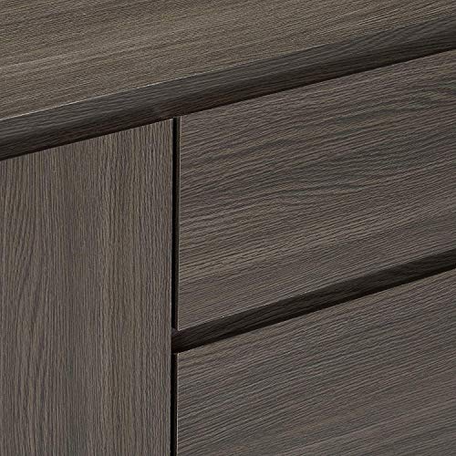 Kings Brand Furniture – Wood Buffet Server Cabinet Console Table, Oak Gray