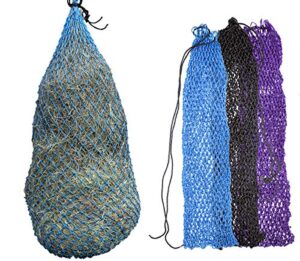 derby originals eager feeder 56" and 42" large slow feed hanging horse hay nets with 1.5” openings