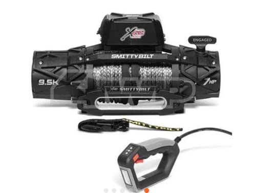 Smittybilt 98695 - Xrc Gen3 9.5K Comp Series Winch with Synthetic Cable - Not Vehicle Specific