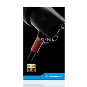 Sennheiser IE 800 S In-Ear Audiophile Reference Headphones - Sound Isolating Ear-Canal Fit With XWB Transducers and D2CA Technology, Detachable Cable, Includes Balanced Cables, 2-Year Warranty (Black)