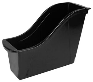 storex industries book bin, black